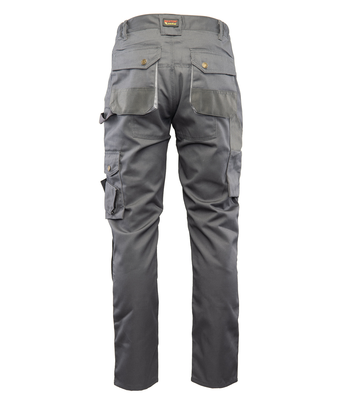 Spodnie robocze do pasa BRIXTON PRACTICAL stalowe - roboczeubranie.pl
